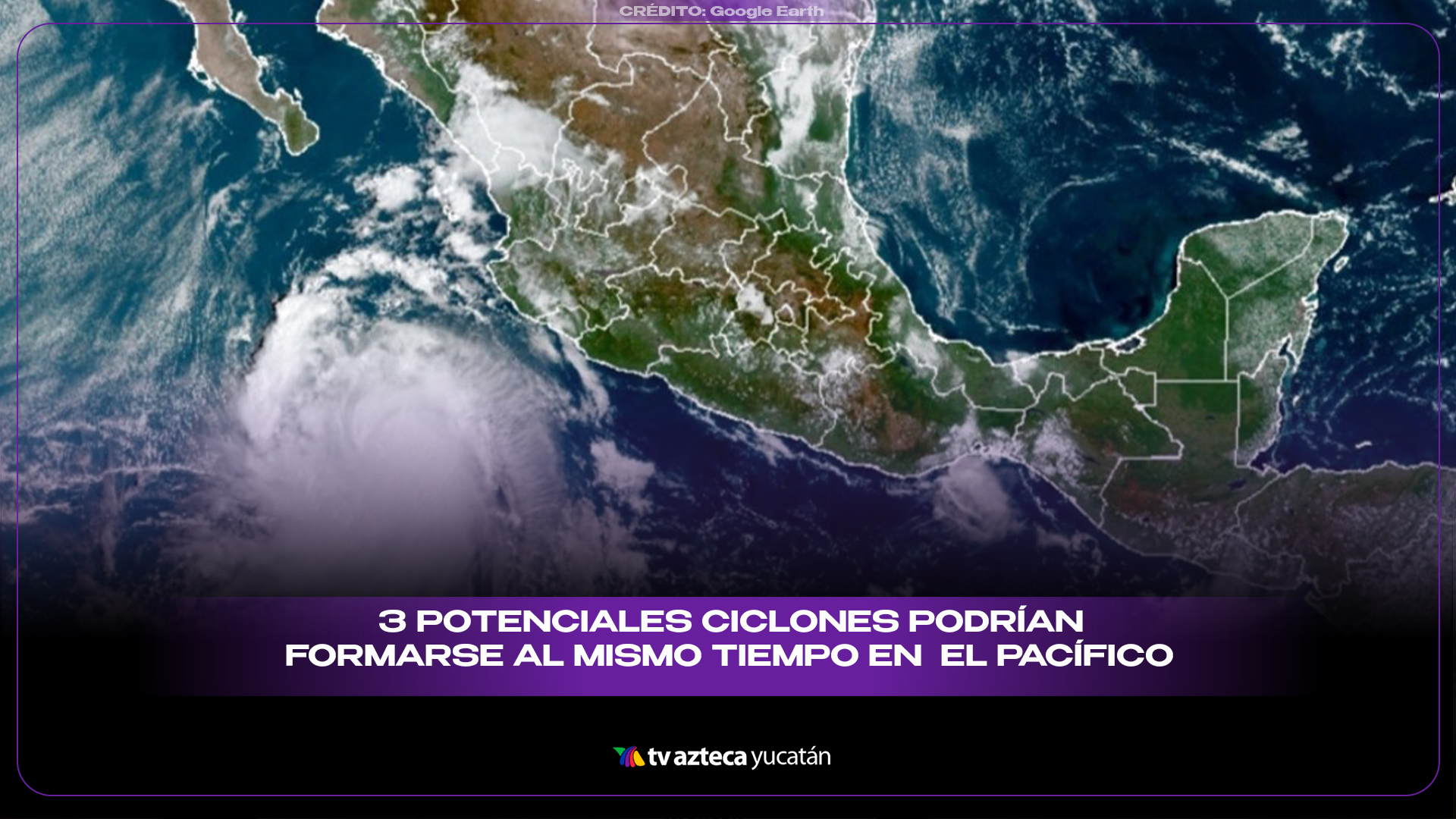 Alerta por tres ciclones en el Pacífico Gil, Henriette e Ivo