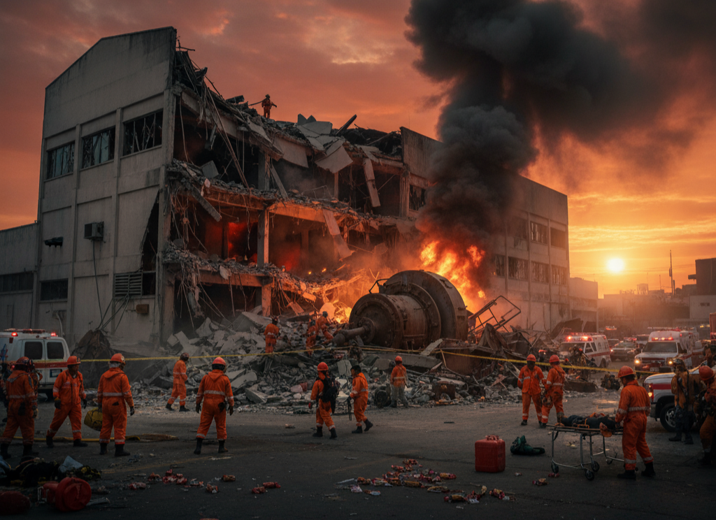 ¿Cómo fue la explosión de la maquiladora BlueBerry de Ciudad Juárez?