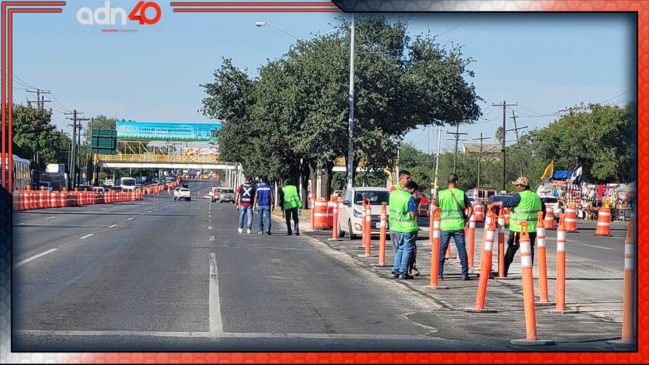 Alternativas viales al cierre de Churubusco en Monterrey