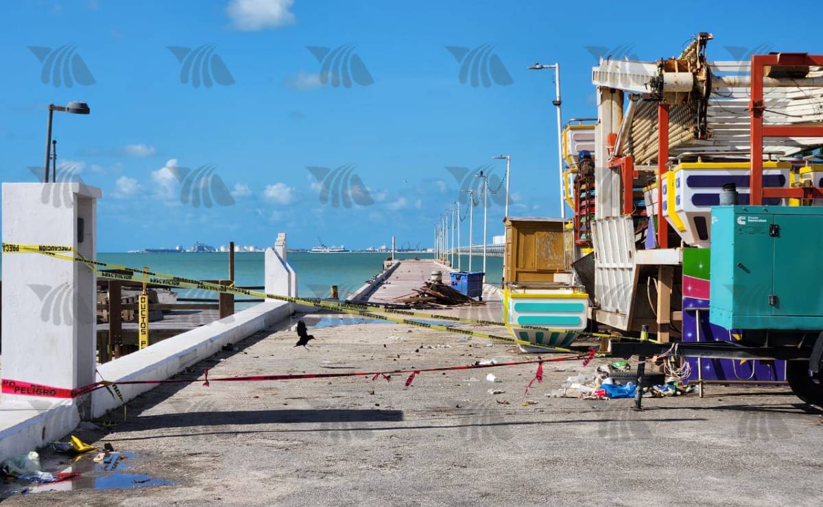 Huracán Milton: Así luce el Malecón de Progreso días después del paso