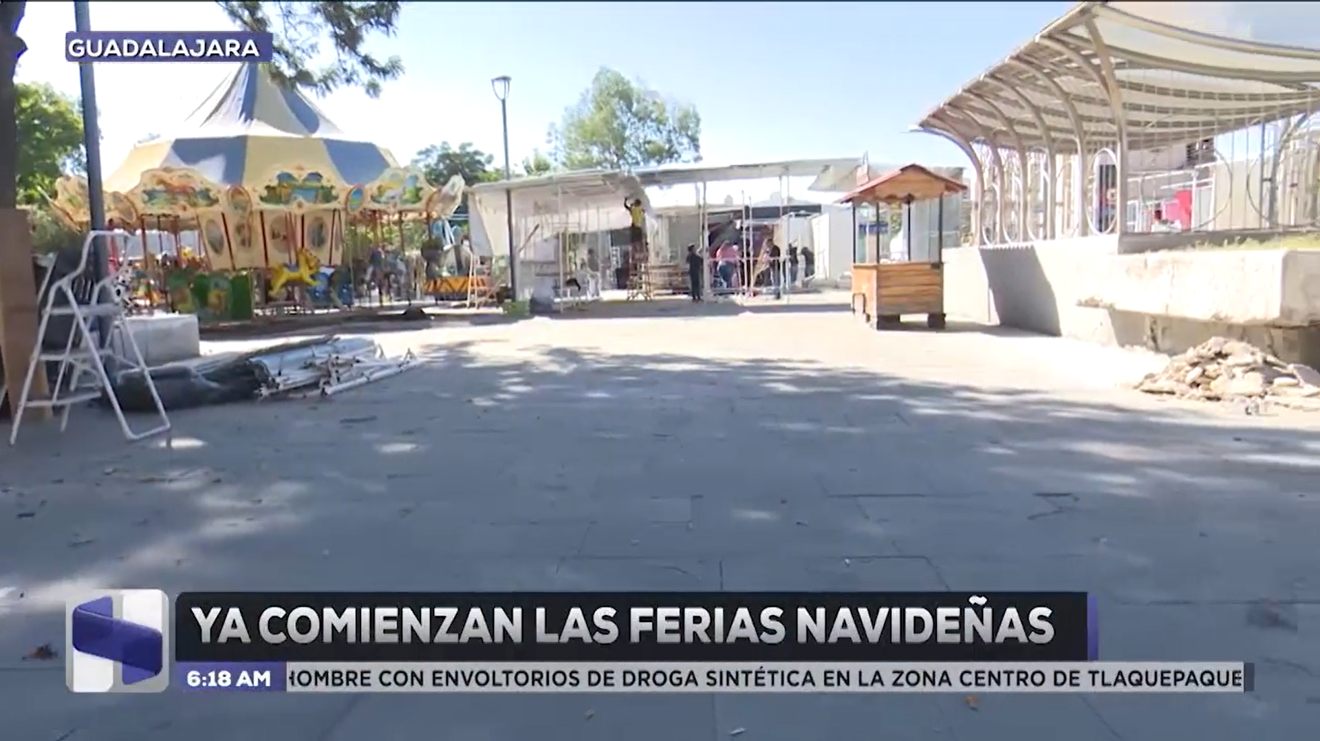 Arranca la feria navideña en el Parque del Refugio de Guadalajara