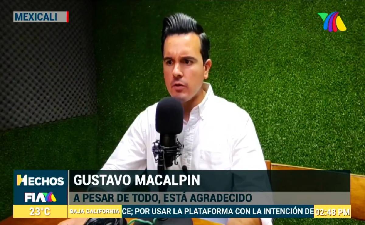 Gustavo Macalpin habla de su despido durante noticiero EN VIVO