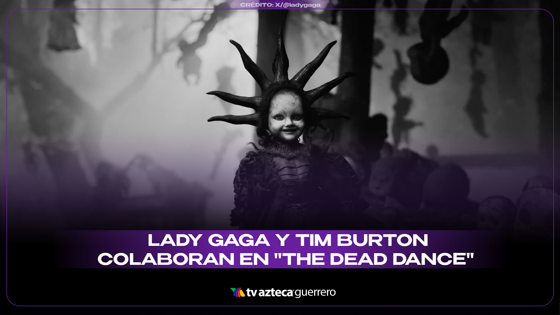 "The Dead Dance": Lady Gaga y Tim Burton en su nuevo video musical