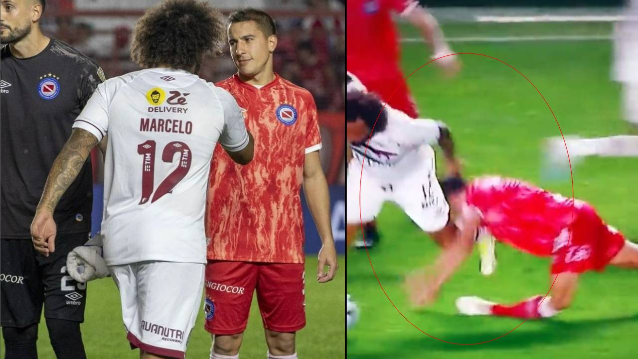 Marcelo ofrece disculpas por lesión a Luciano Sánchez FOTO