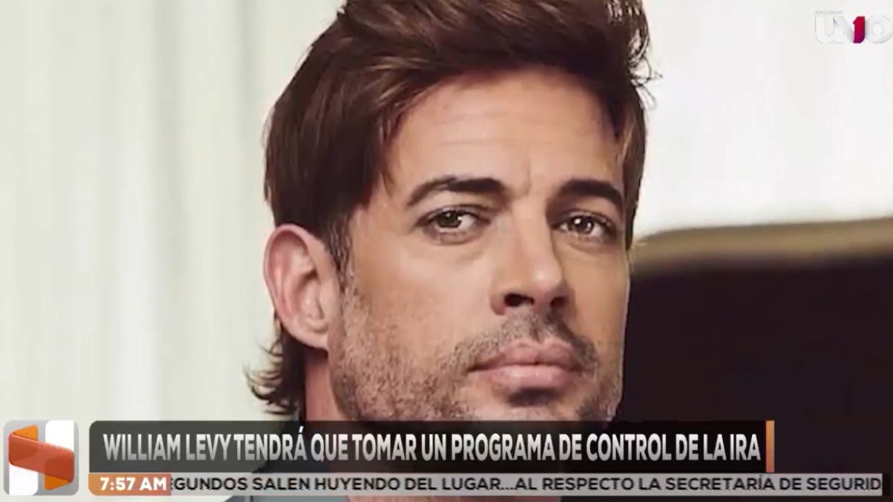 ¿Por qué William Levy tendrá que tomar un programa de control de la ira?