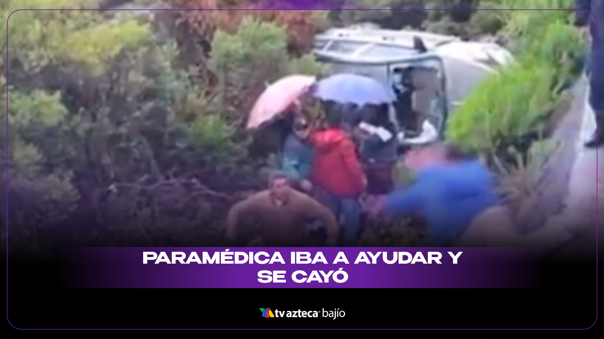 Video paramédica cae en barraco en Villa de Allende, Estado de México: momento se hace viral