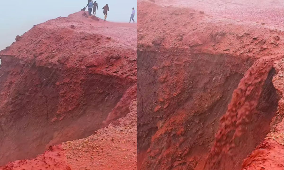 VIDEO| Lluvia roja en Irán: ¿Qué provoca este extraño fenómeno?