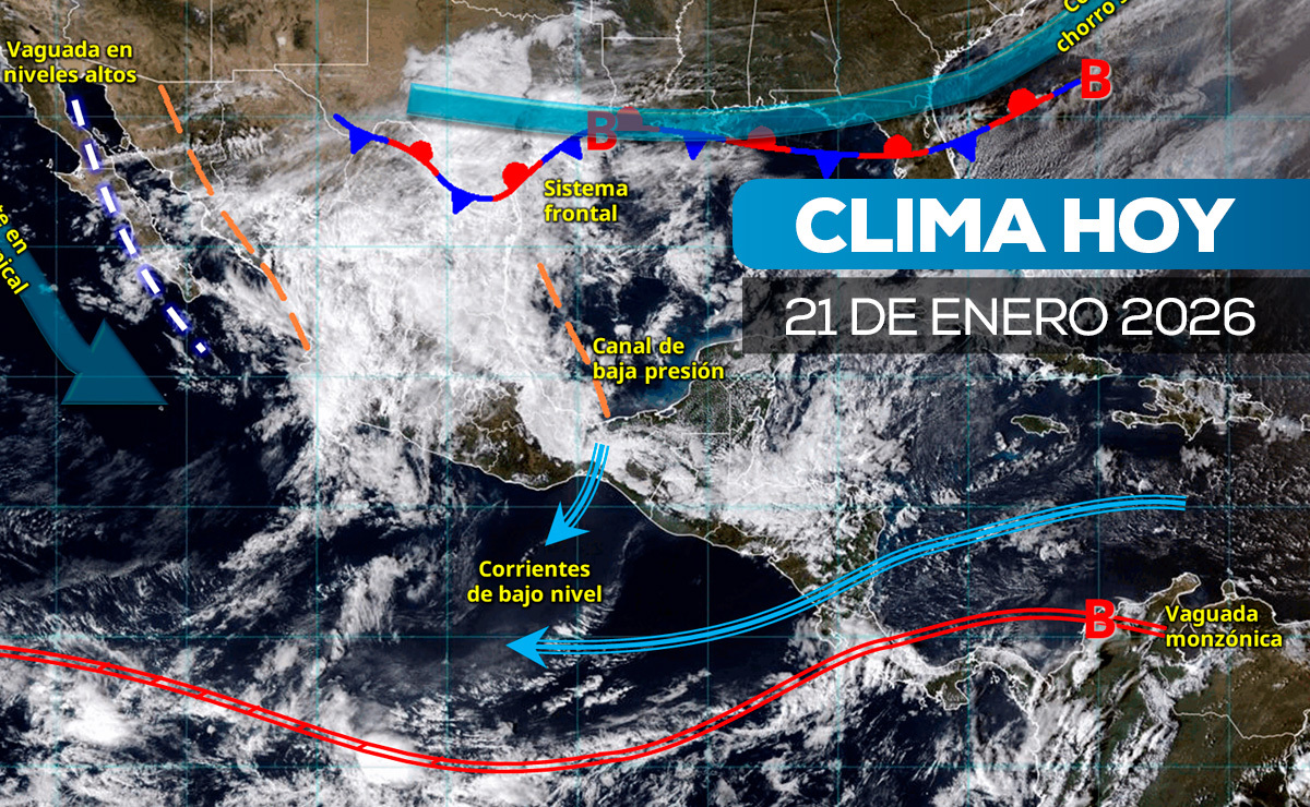 Pronóstico del clima en México: lluvias fuertes, frío extremo y vientos ...