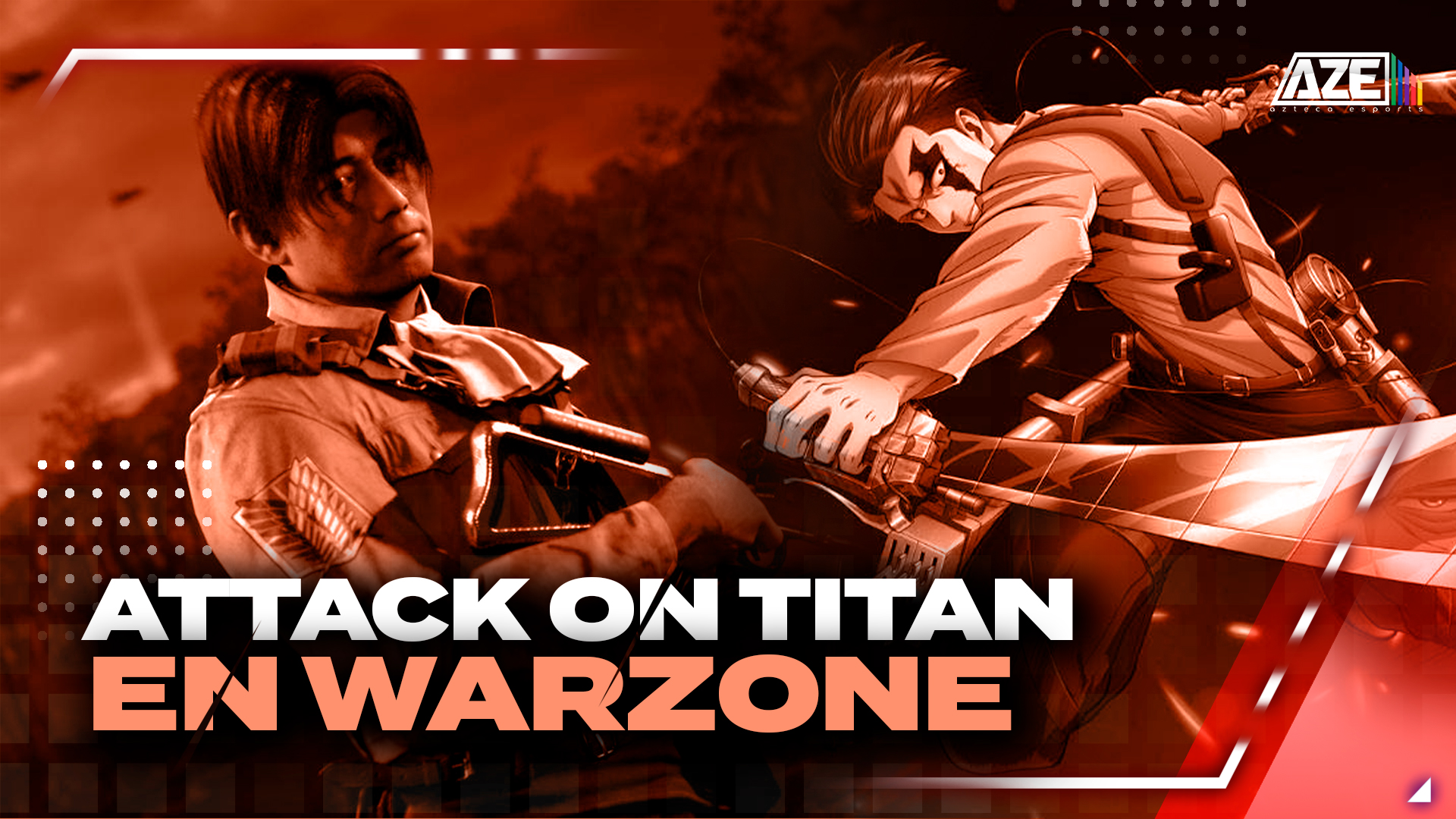 Así se ve Attack on Titan en Call of Duty