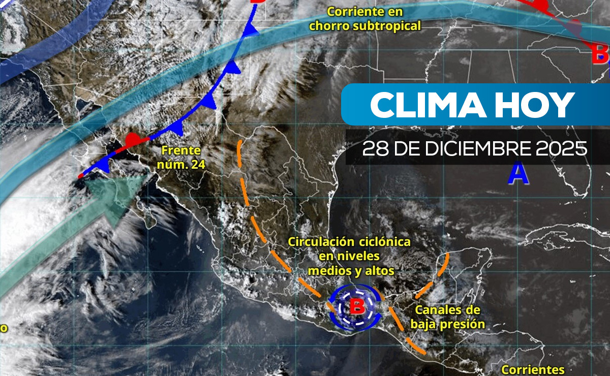 Alerta por clima en México: frente frío 25 provocará lluvias y frío extremo