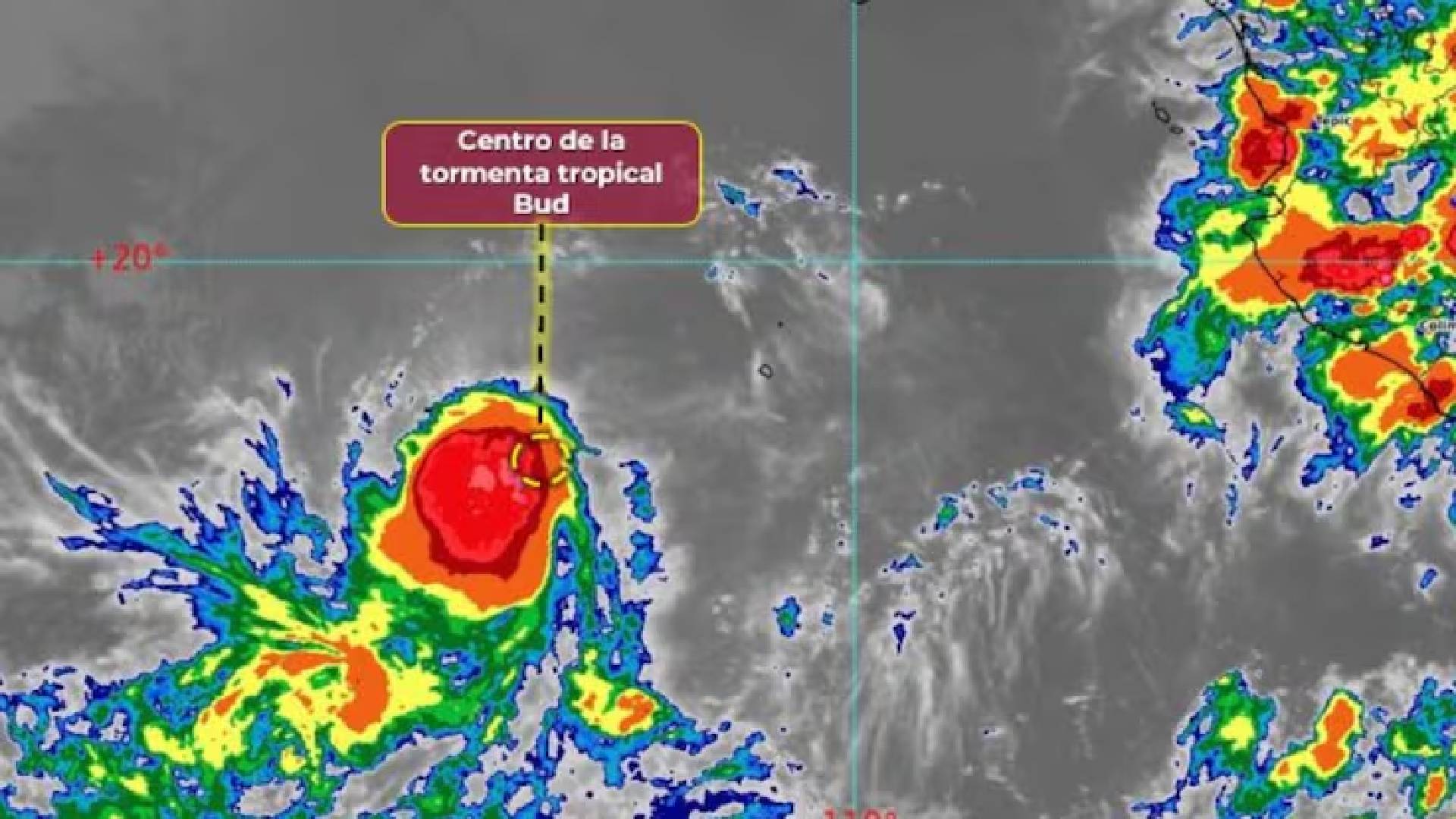 Tormenta tropical Bud: Cuál será su trayectoria por el pacífico mexicano hoy 25 de julio