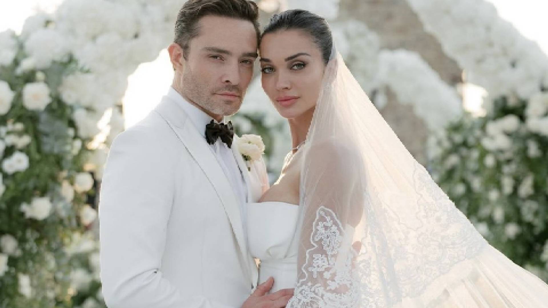 Así fue la boda de Ed Westwick junto a Amy Jackson en la costa italiana