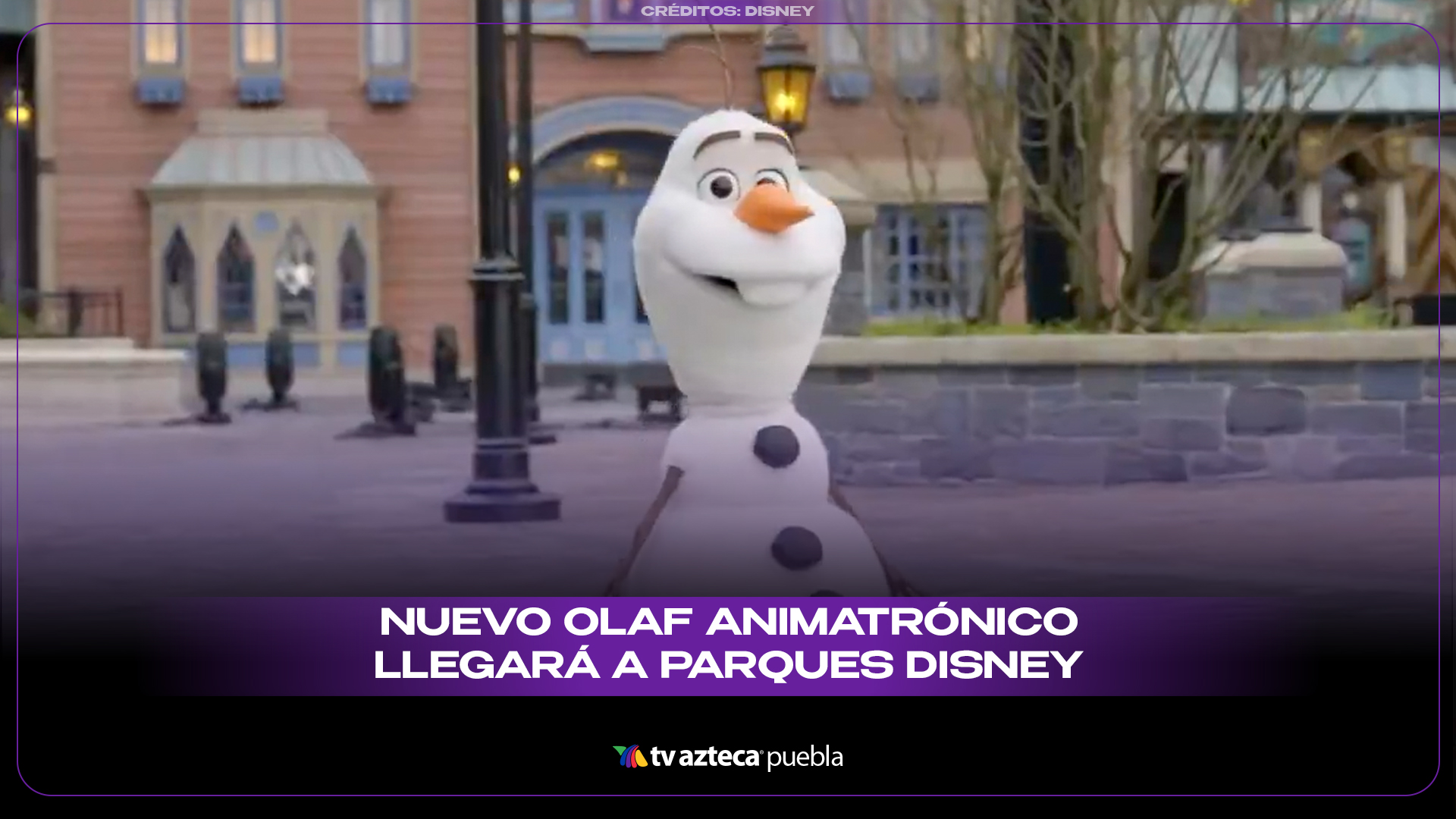 Nuevo Olaf animatrónico llega a parques Disney con tecnología avanzada