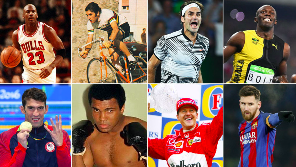 Estos son los 10 de los mejores deportistas de la historia