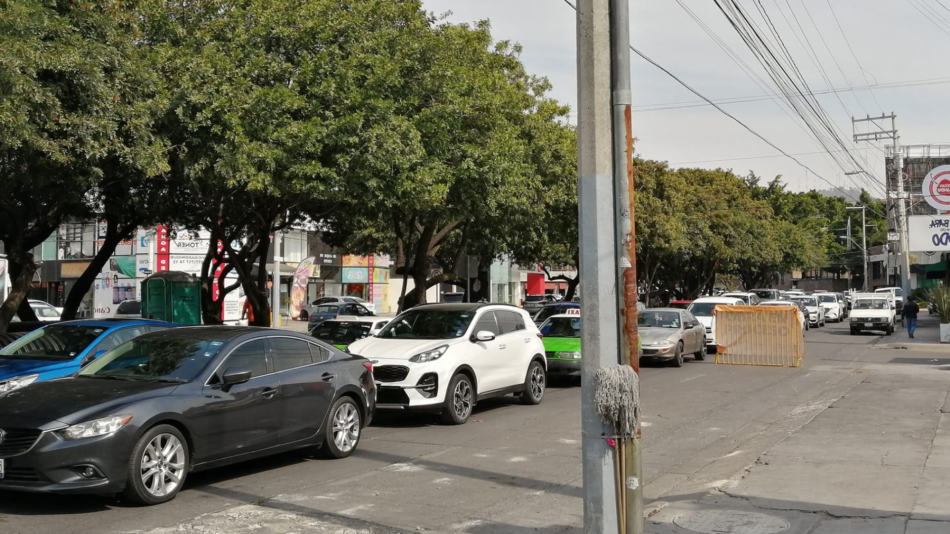 Tráfico en bulevar La Luz , León, hoy 19 de marzo 2025