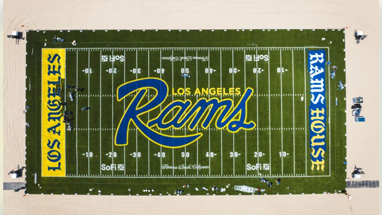 Así es la nueva cancha de Los Rams que construyeron en Hermosa Beach ...
