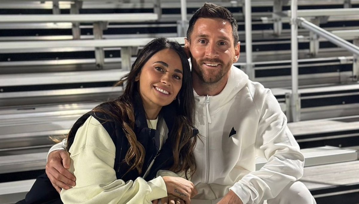 Así festejó Lionel Messi el año nuevo