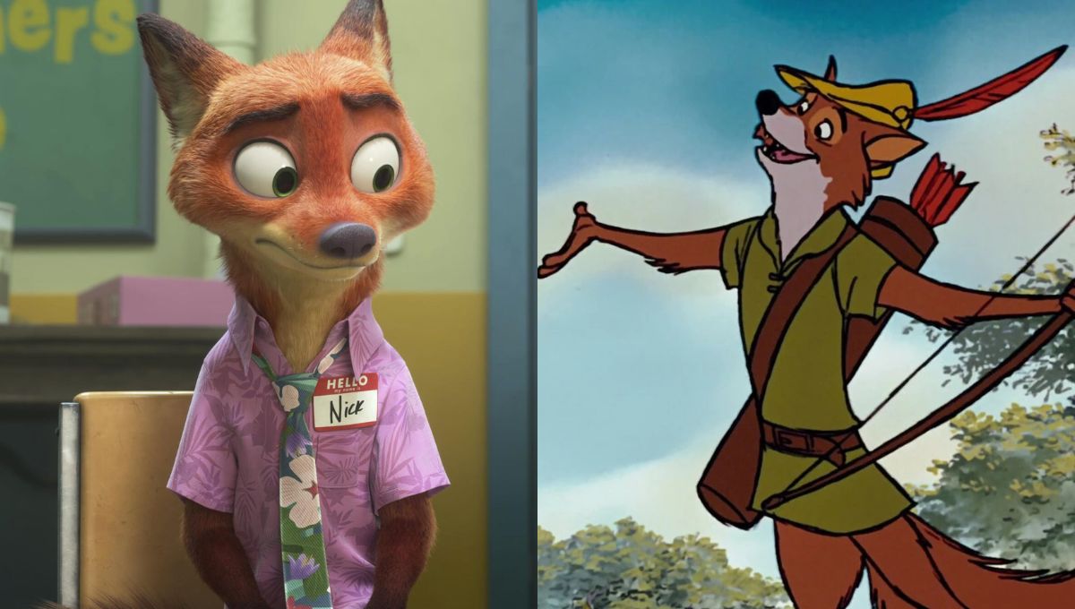 Esta es la conexión que tendrían las películas Zootopia y Robin Hood