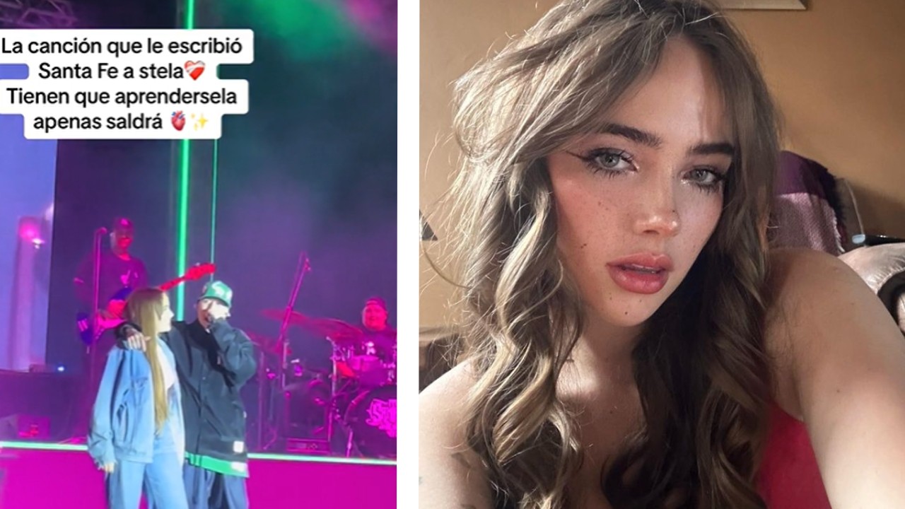 Santa Fe Klan escribe canción a su novia Stella Mueller y se la canta ...