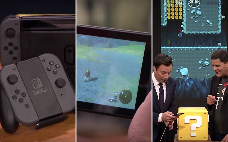 VIDEO: Jimmy Fallon ya probó el Nintendo Switch y jugó Super Mario Run