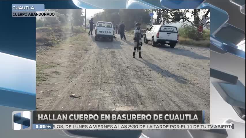 Hallan cuerpo con huellas de violencia en basurero de Cuautla
