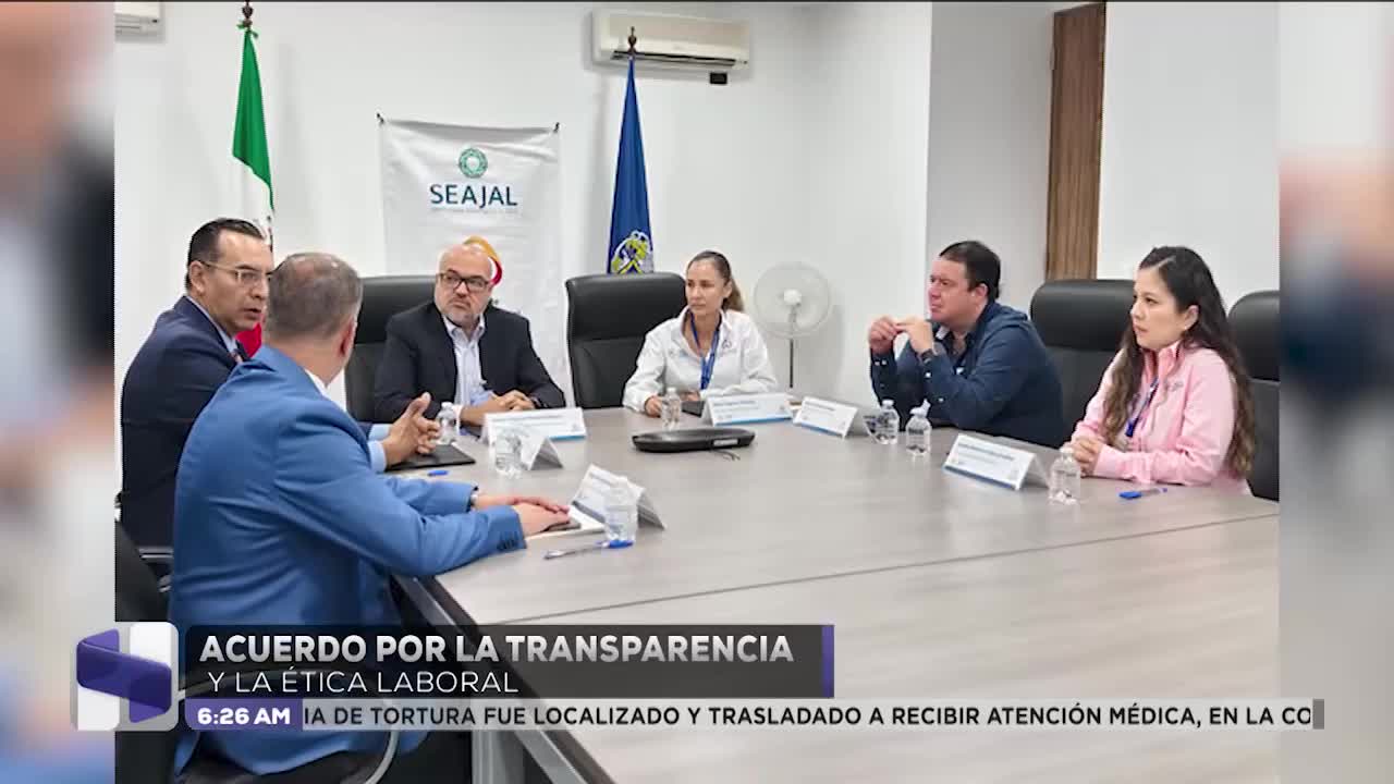 Firman convenio en Jalisco para fortalecer la transparencia y ética laboral