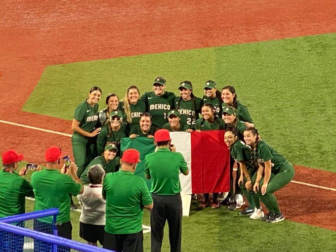 México derrotó 5-1 a Italia en softbol femenil en Tokyo 2020