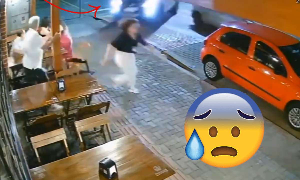 Video de familia atropellada mientras cenaba se viraliza en redes