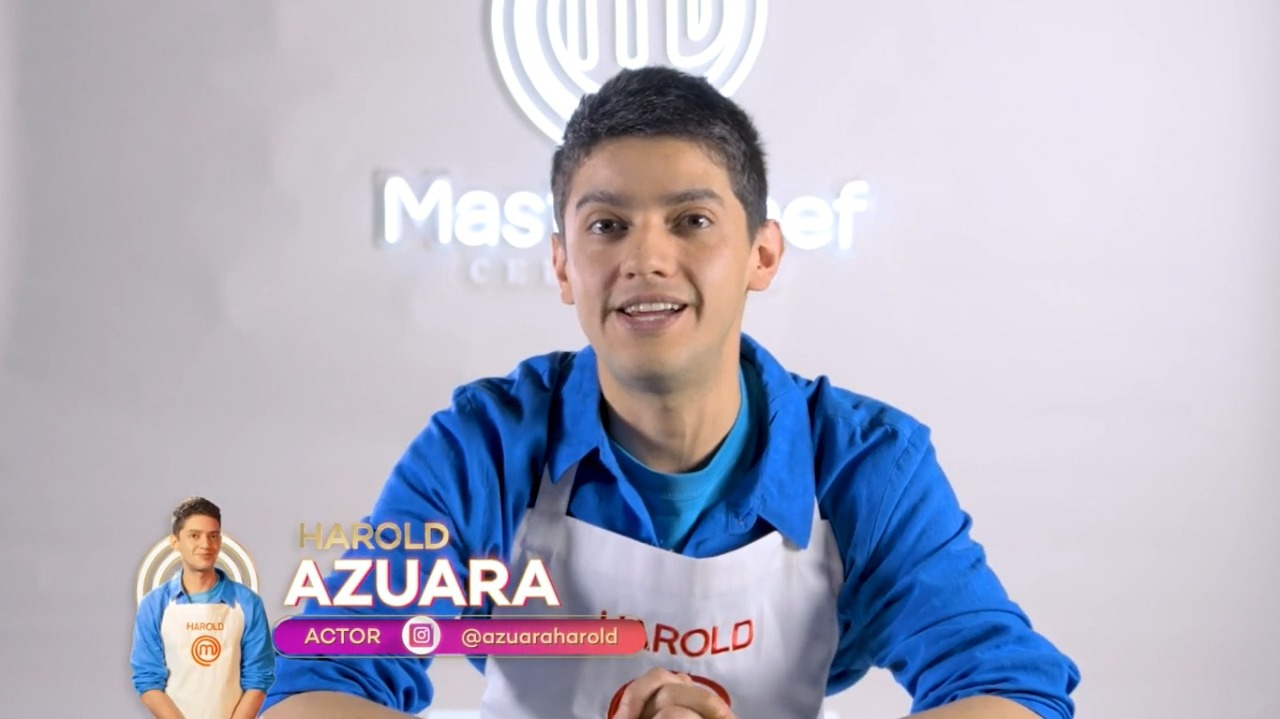 Harold Azuara en MasterChef Celebrity 2024