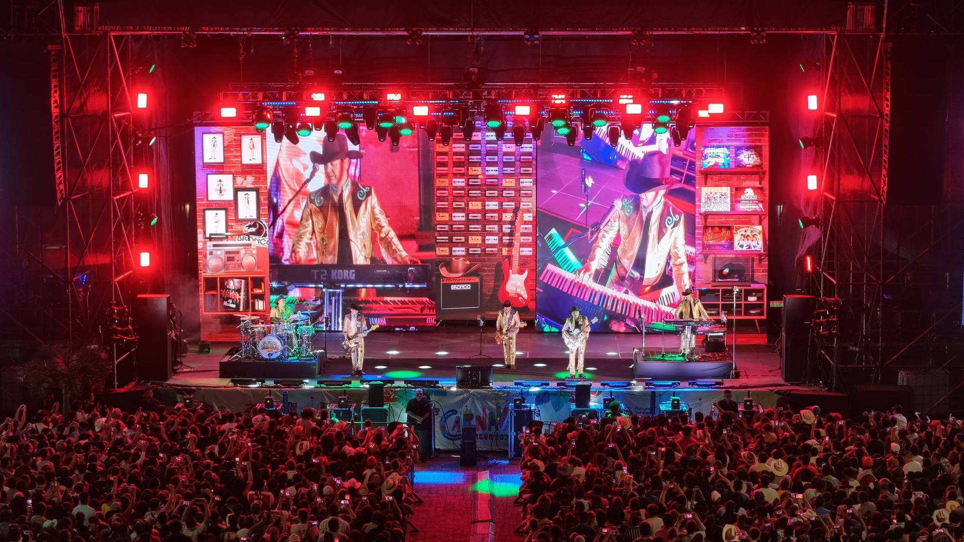 Video: Así se vivió el concierto del Bronco en el Carnaval de Cancún 2026