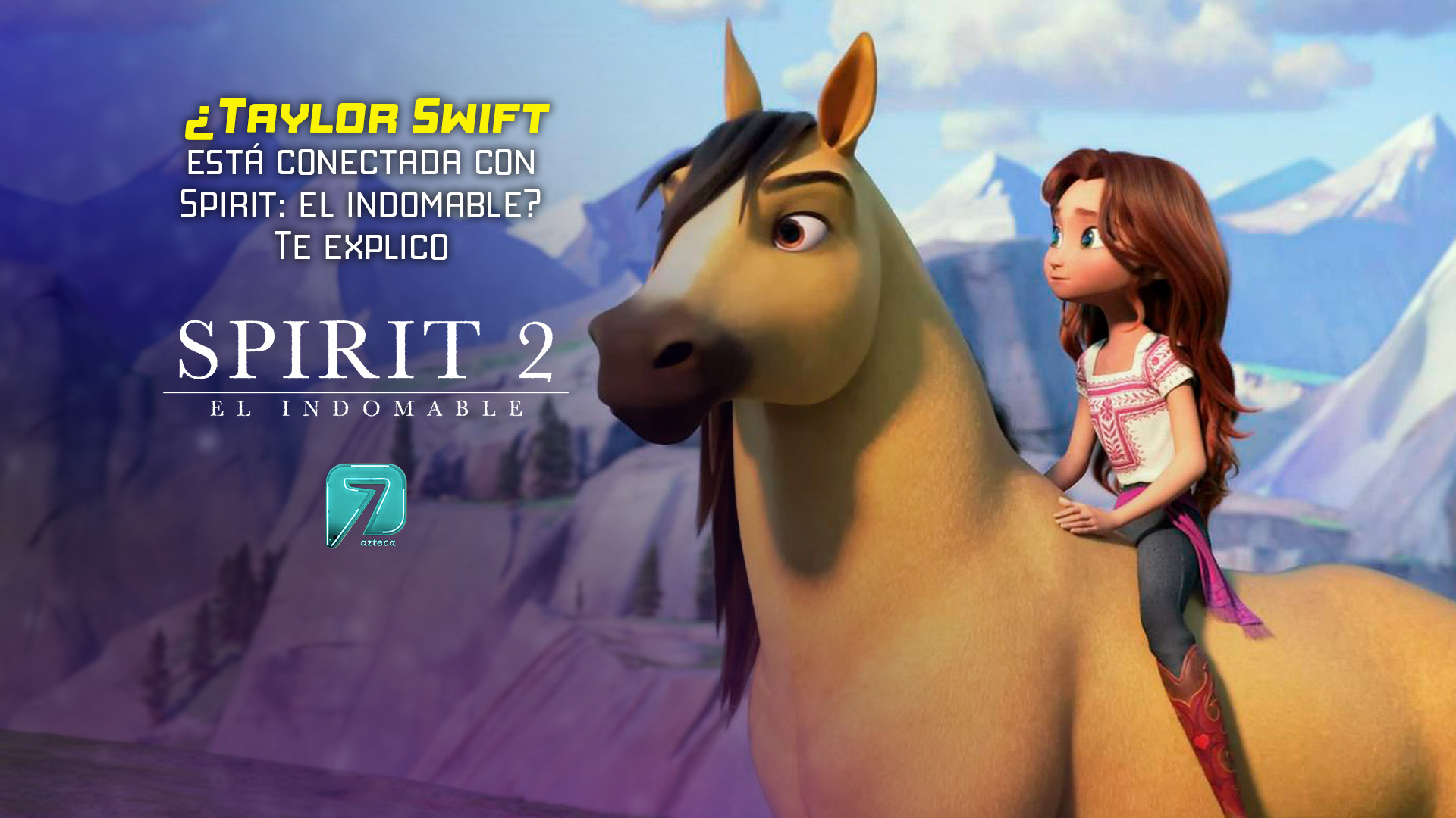 "Wildest Dreams” de Taylor Swift forma parte del soundtrack de Spirit ...