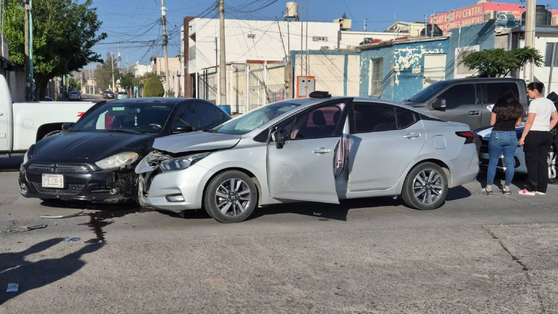 Mujer resulta herida tras fuerte choque vehicular al norte de Chihuahua ...